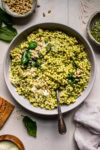 Simple Pesto Couscous Side Dish