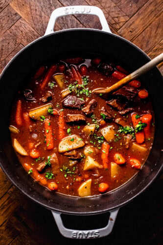 The Best Beef Stew with Red Wine (Hearty & Delicious)