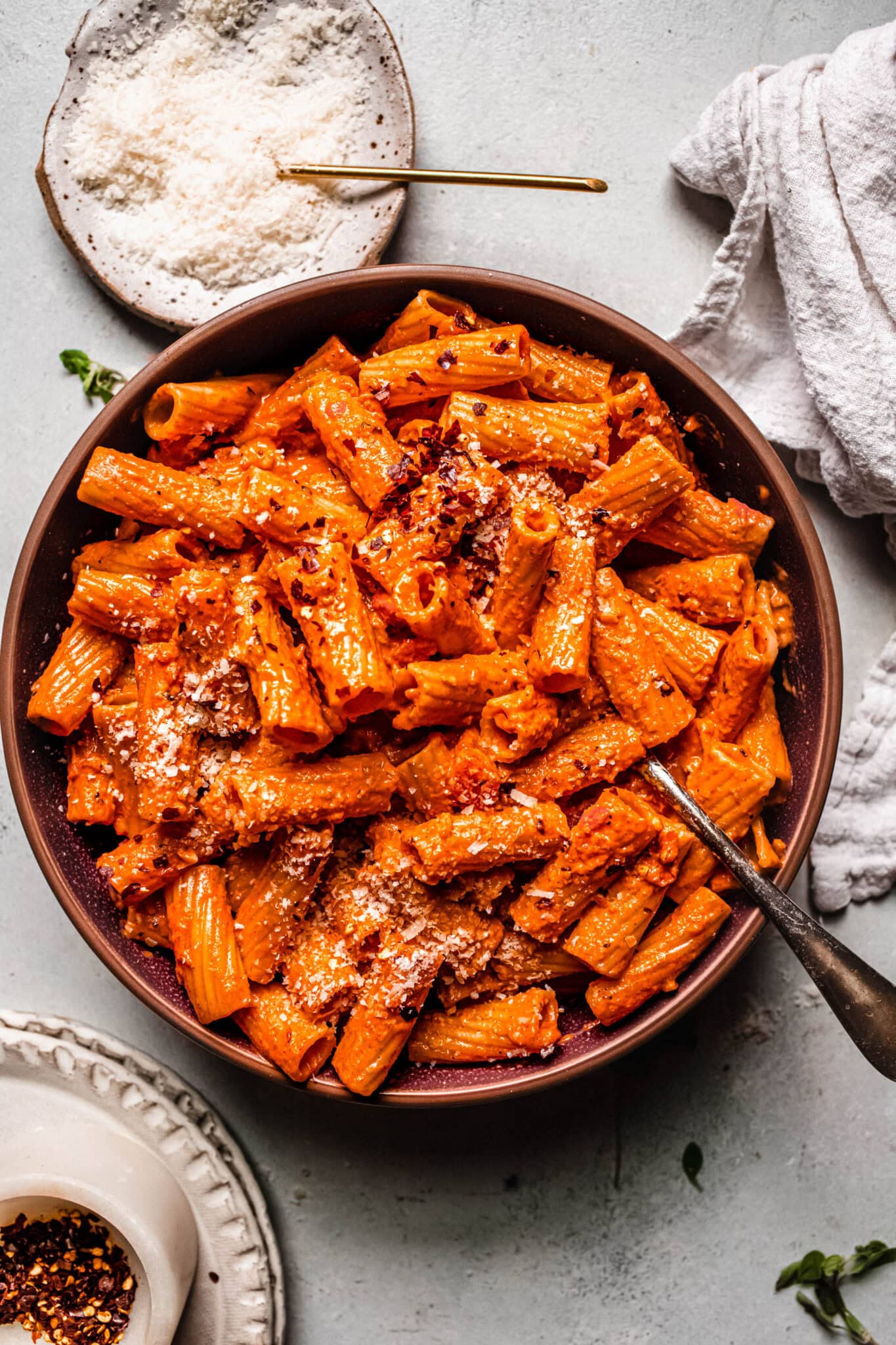 Creamy Spicy Pasta - Platings + Pairings