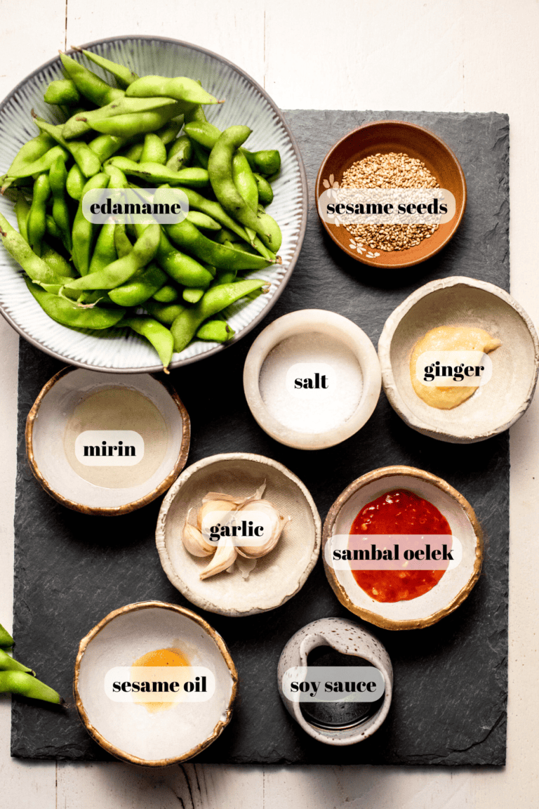 Spicy Edamame - Platings + Pairings