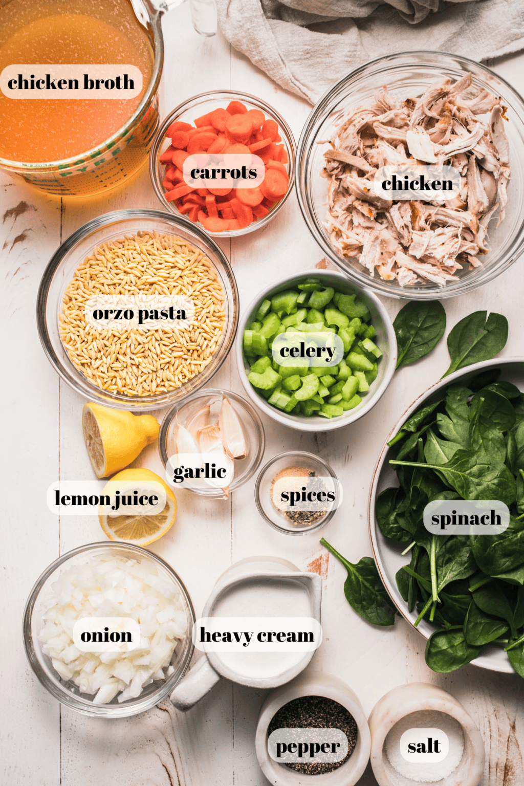 Creamy Chicken Orzo Soup - Platings + Pairings