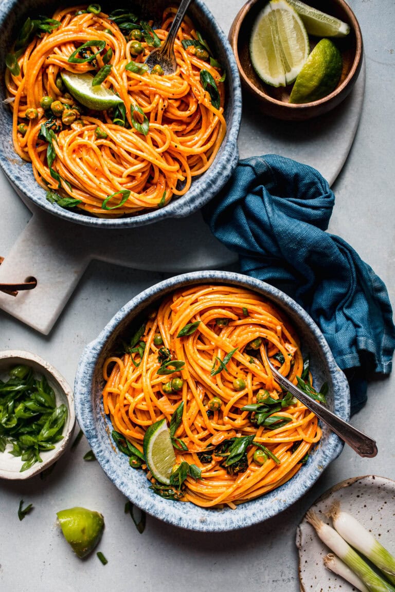 Curry Pasta - Platings + Pairings