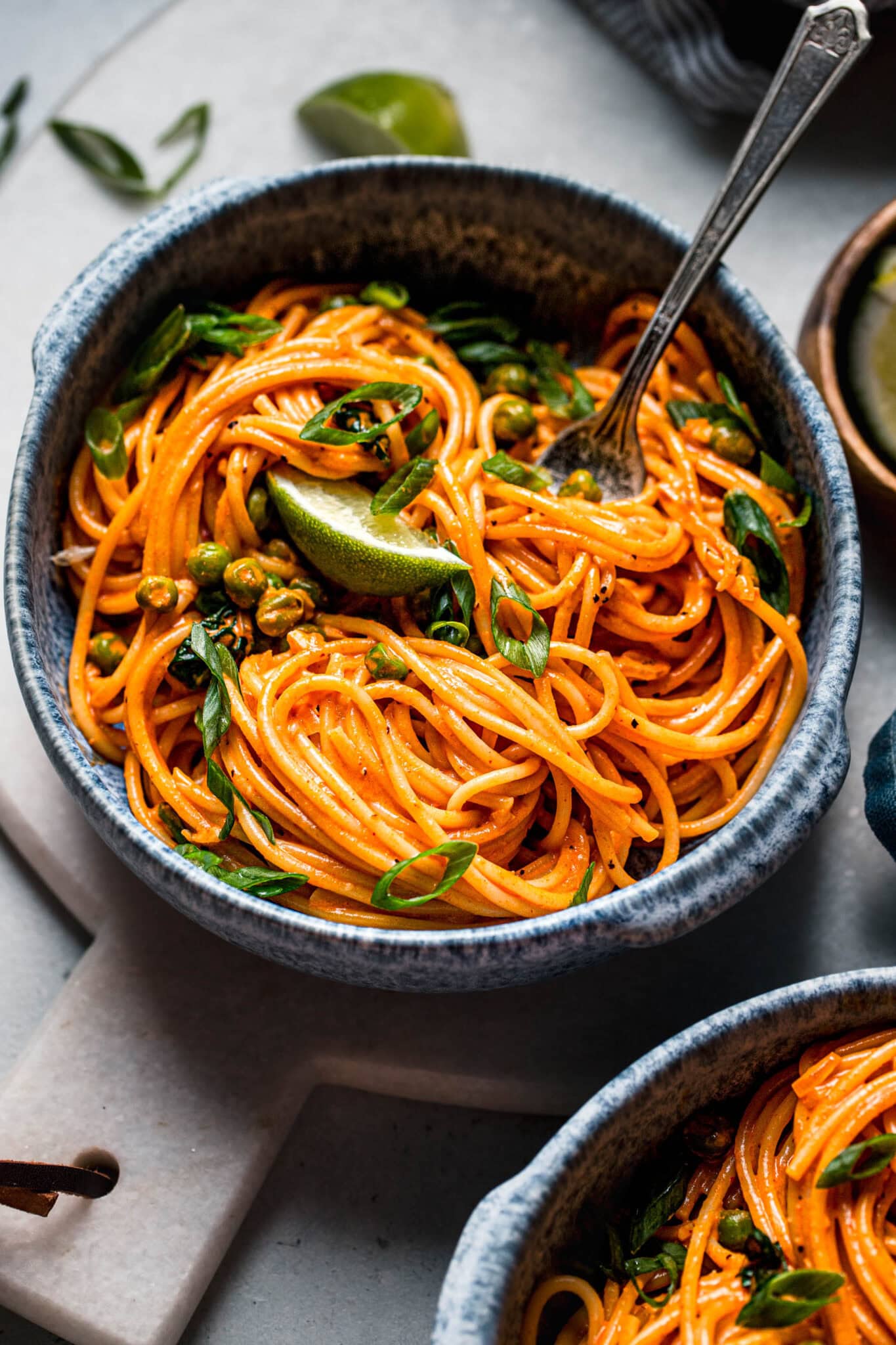 Curry Pasta - Platings + Pairings