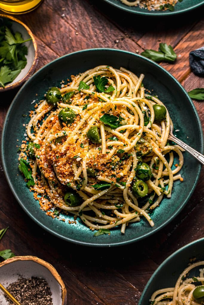 Olive Pasta - Platings + Pairings