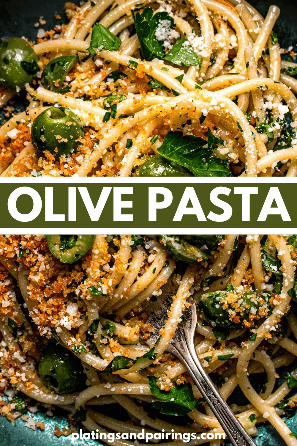 Olive Pasta - Platings + Pairings