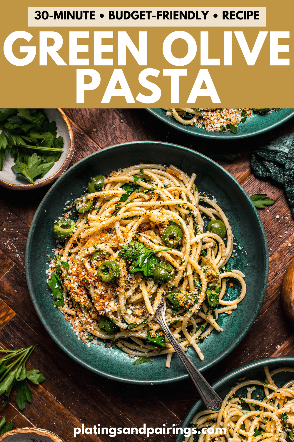 Olive Pasta - Platings + Pairings