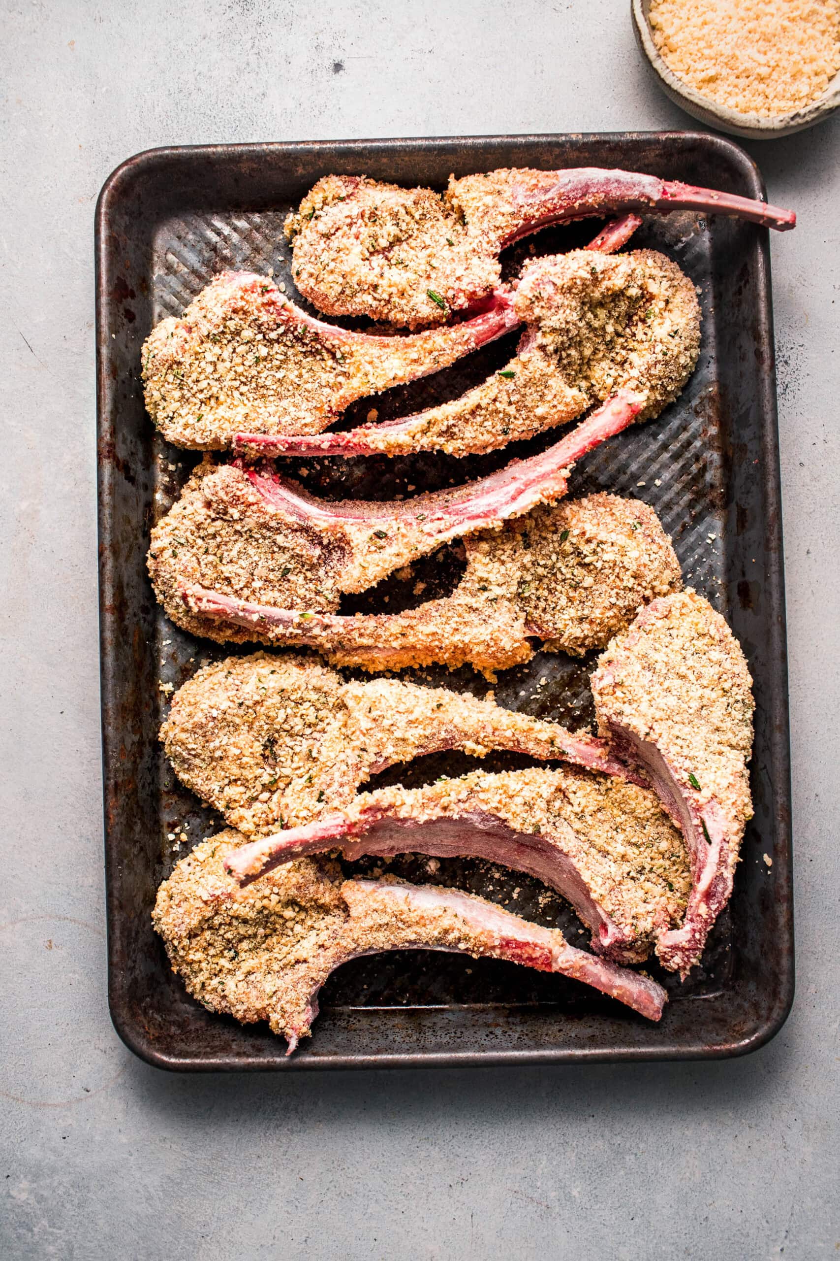 Parmesan Crusted Lamb Chops - Platings + Pairings