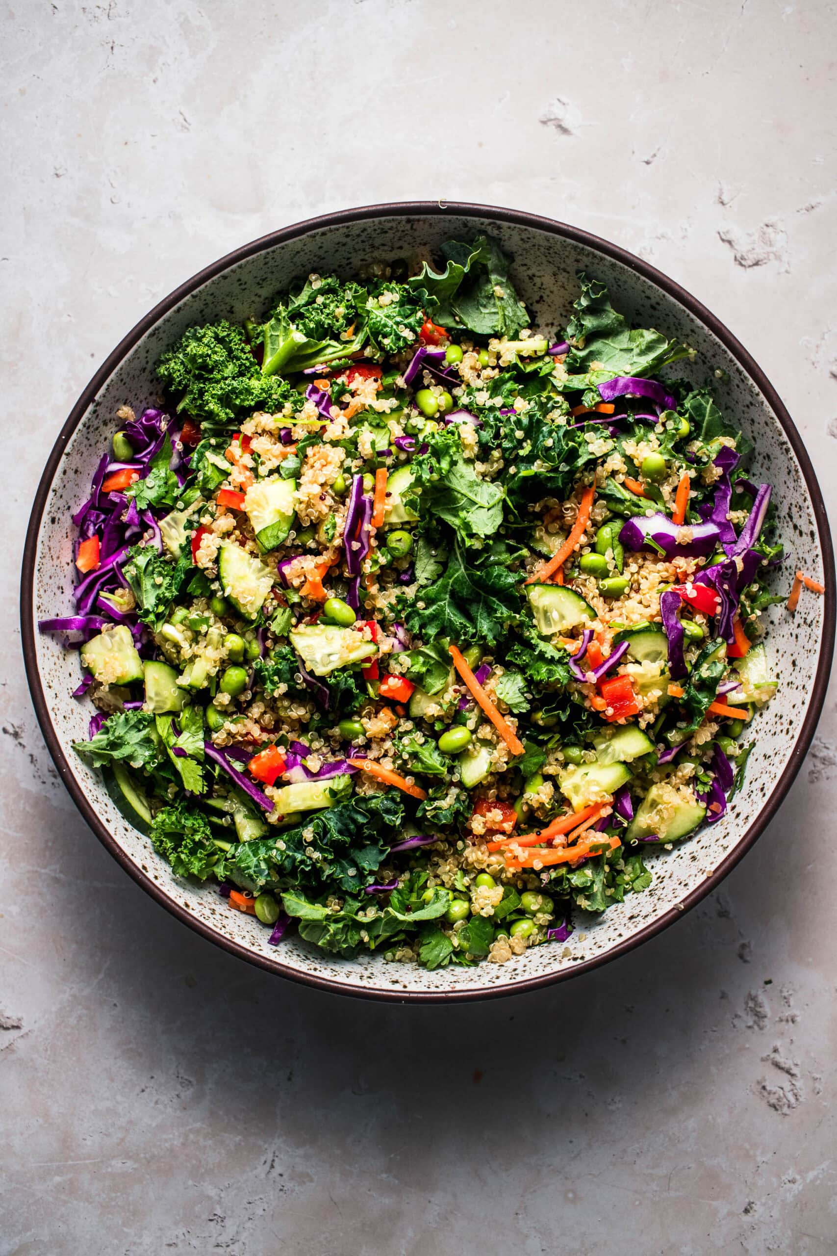 Thai Quinoa Salad with Peanut Sauce