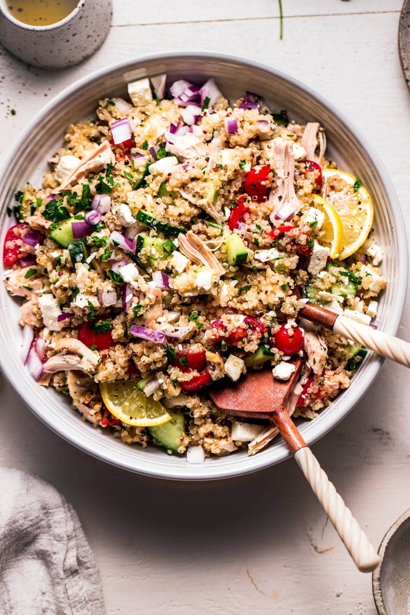 Greek Chicken Quinoa Salad