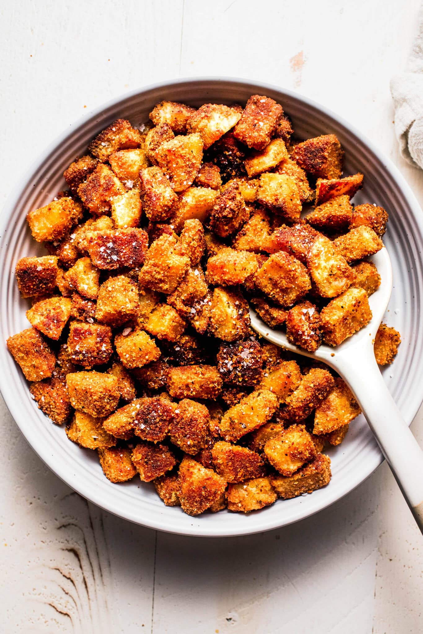 Crispy Greek Roasted Potatoes with Lemon & Herbs