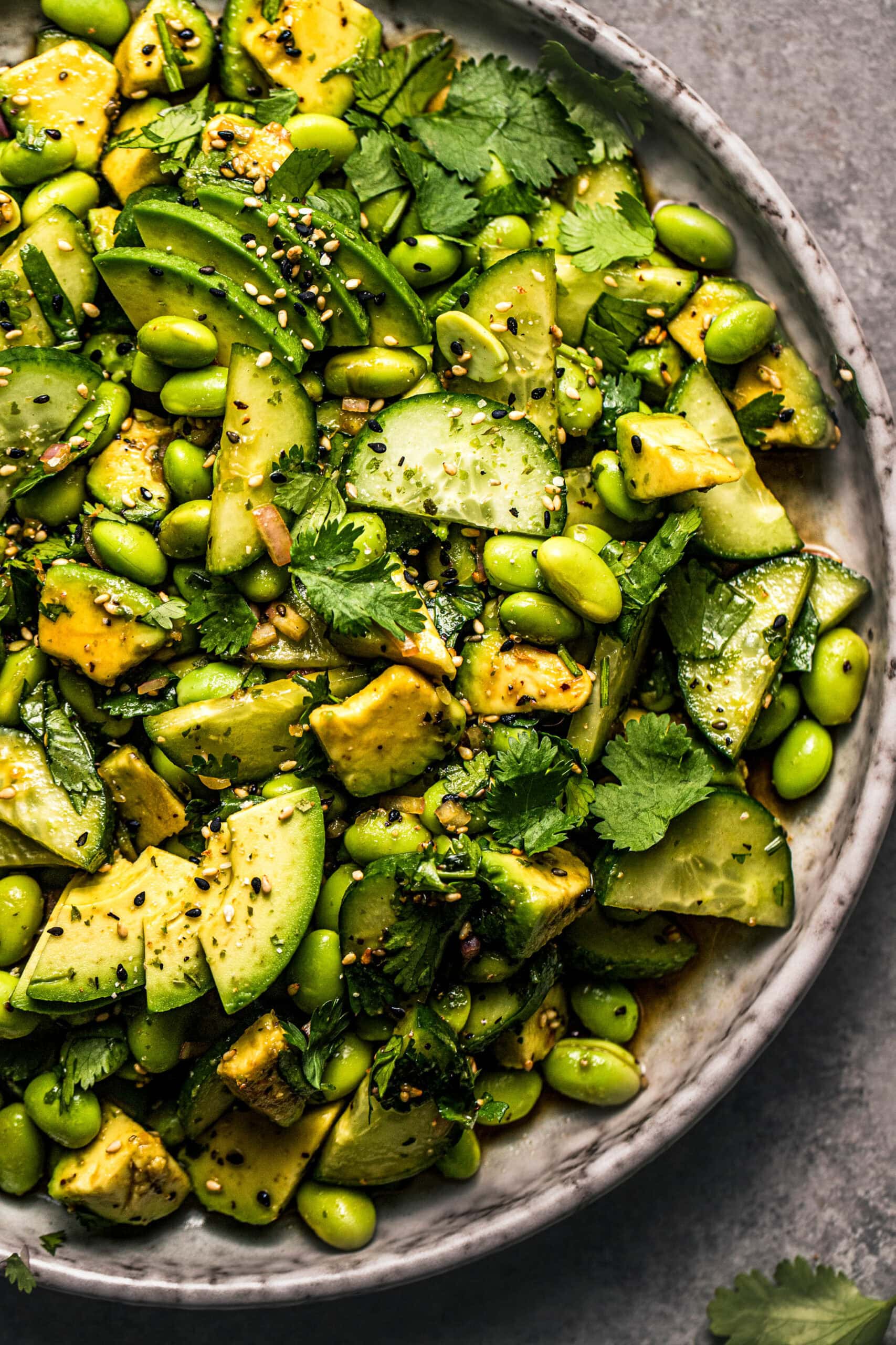 Cucumber Edamame Salad