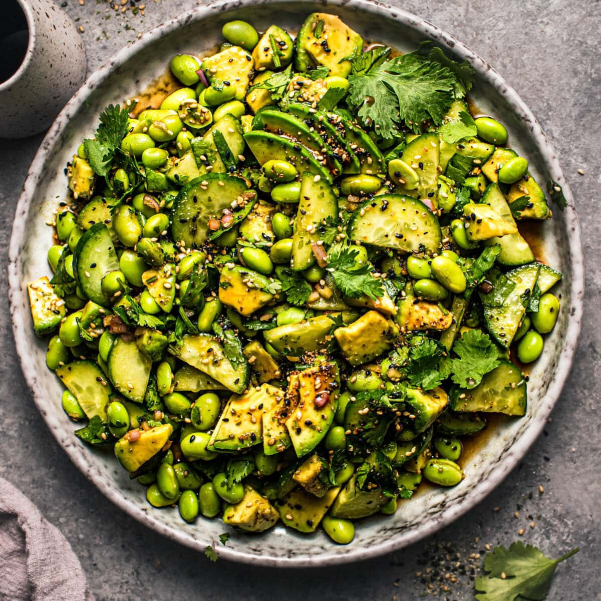 Cucumber Edamame Salad
