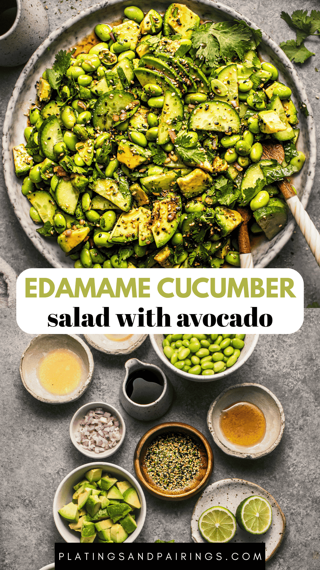 Cucumber Edamame Salad