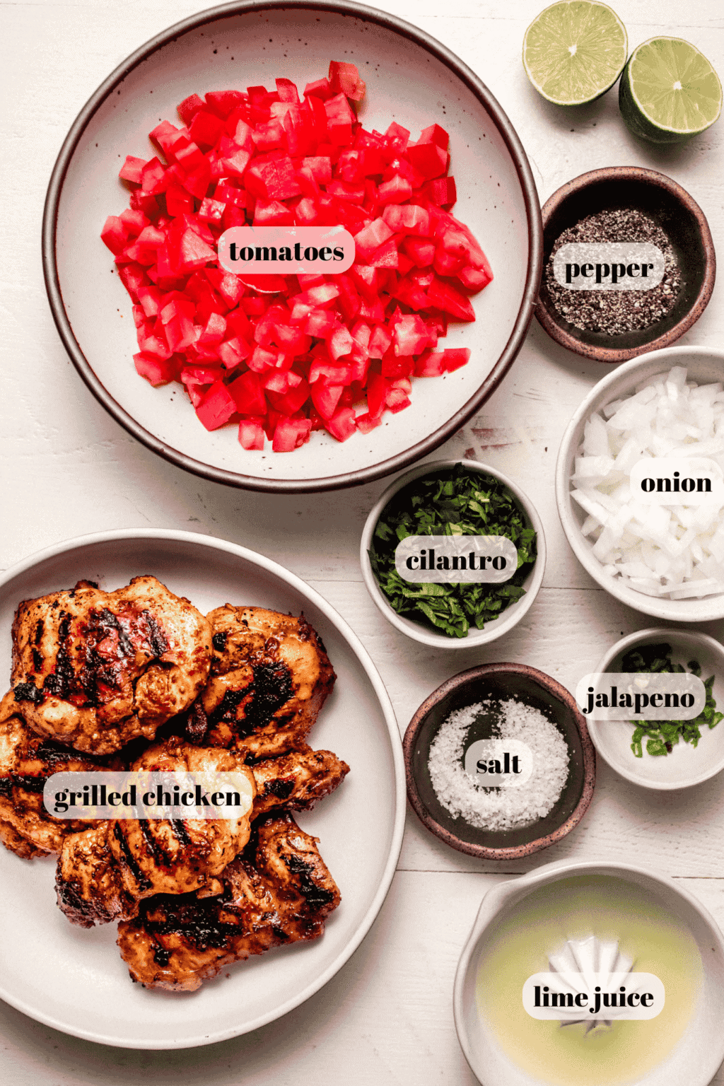 Grilled Chicken Thighs with Fresh Pico de Gallo
