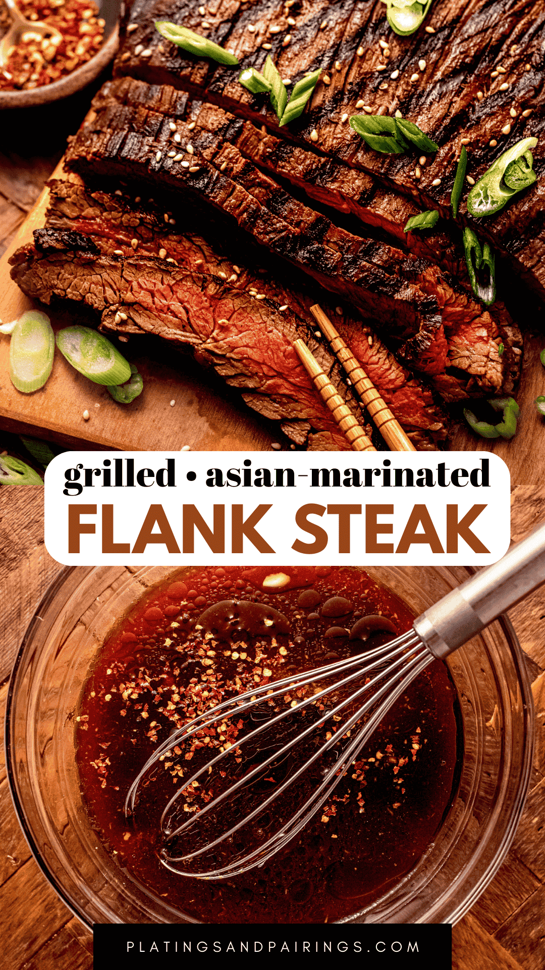 Asian-Marinated Flank Steak (Juicy, Tender & Packed with Flavor!)