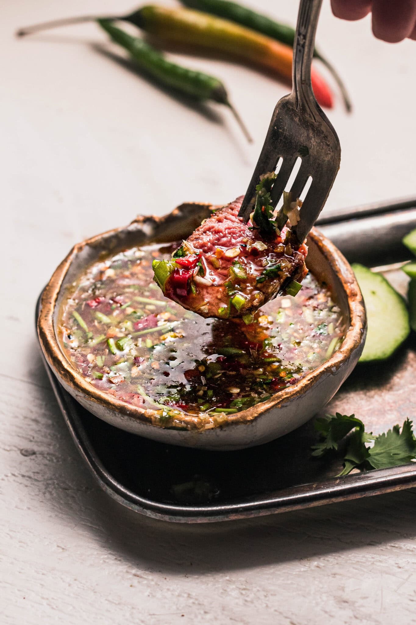Authentic Crying Tiger Sauce Recipe (Spicy Thai Dipping Sauce)