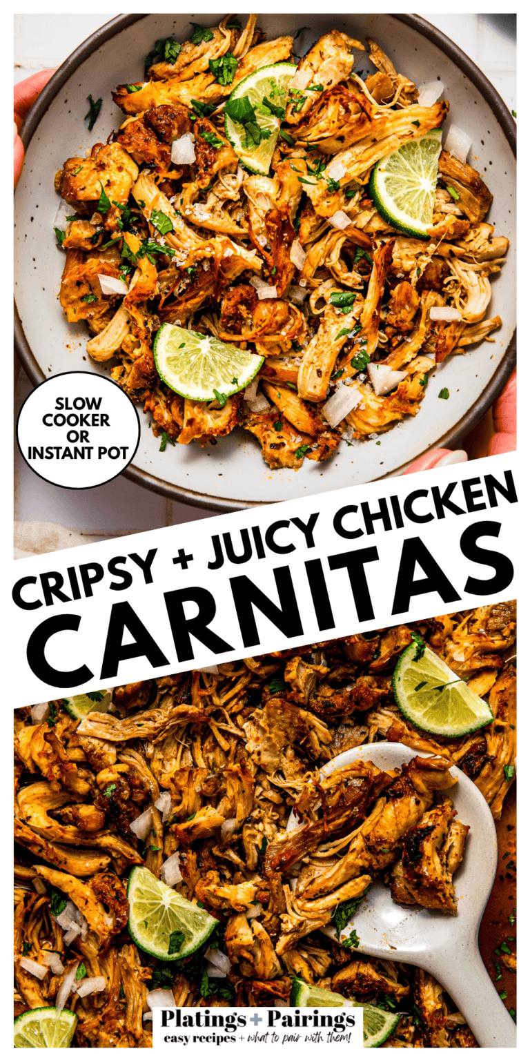 Crispy & Juicy Chicken Carnitas (Slow Cooker or Instant Pot)